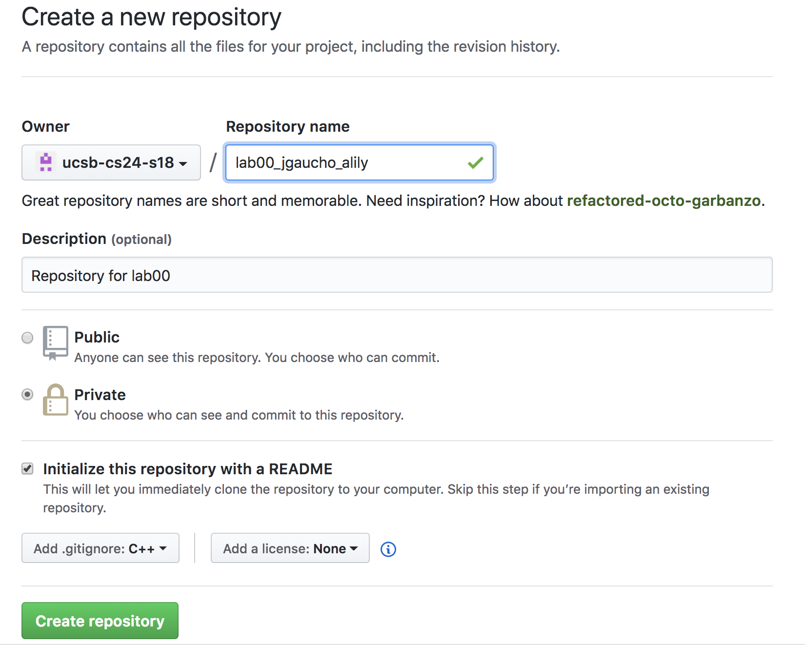 lab00 - Getting started with Github (optional lab)